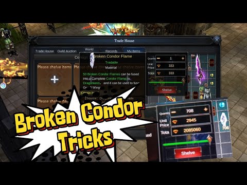 MU Dragon : Broken Condor Tricks (Farming Diamonds) - YouTube