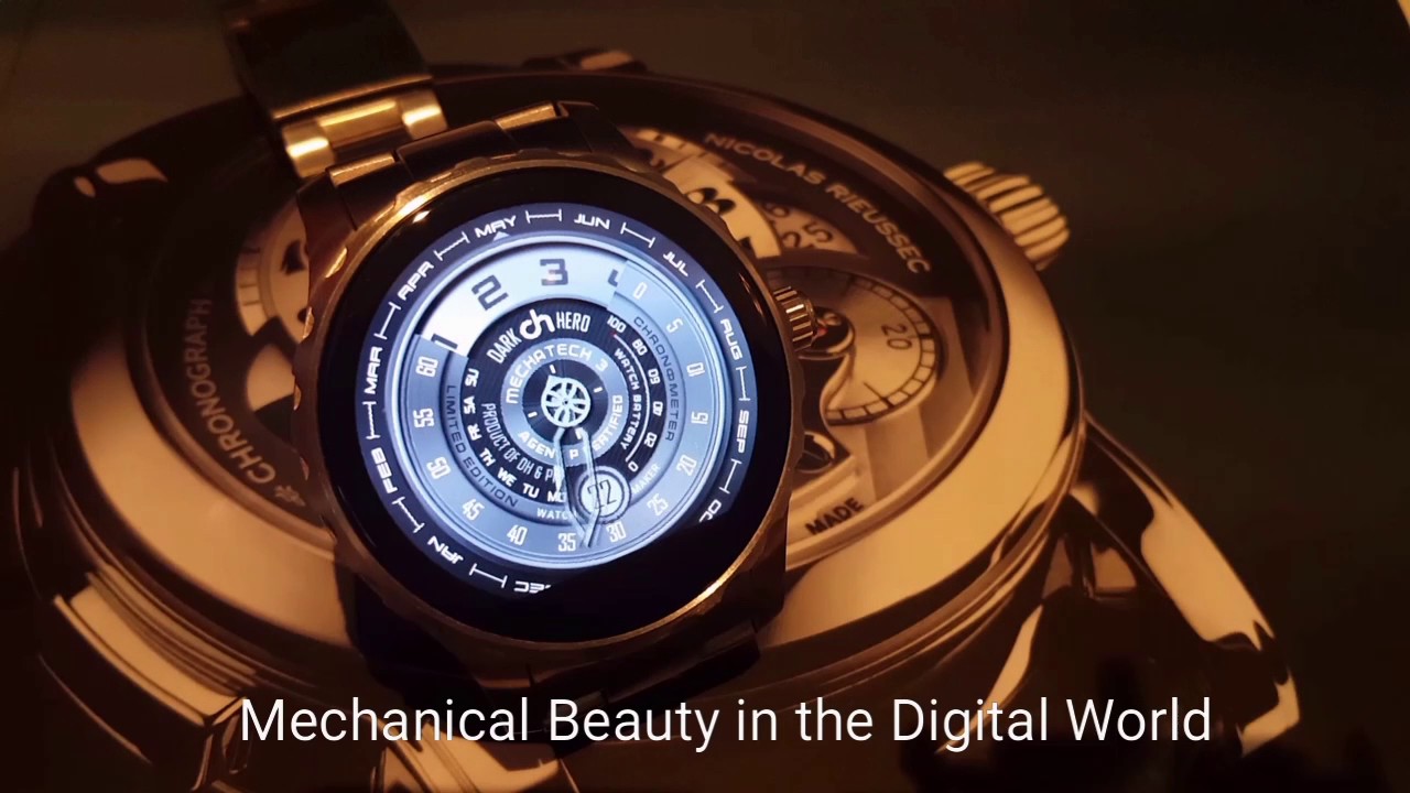 Dark Hero MechaTech 3 Watchface - YouTube