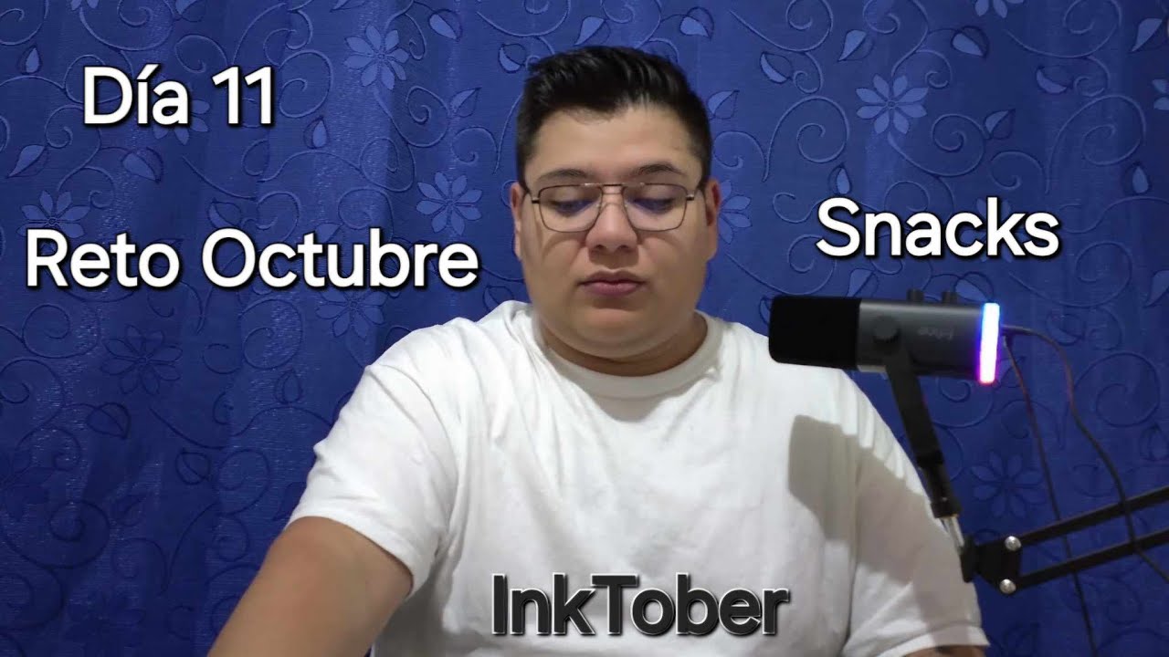 Día once del reto de octubre InkTober (snacks) - YouTube
