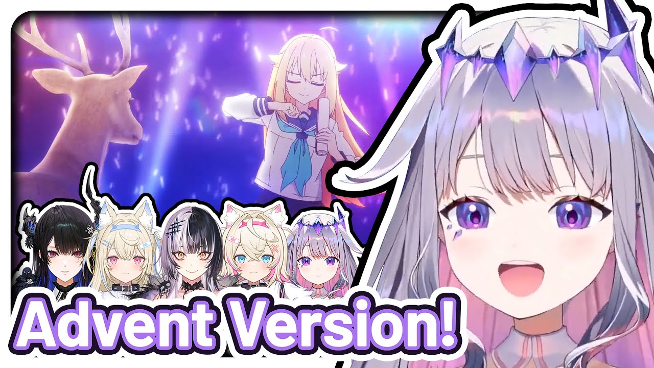 Biboo was inspired by FuwaMoco to do Advent version of Shikanoko ...