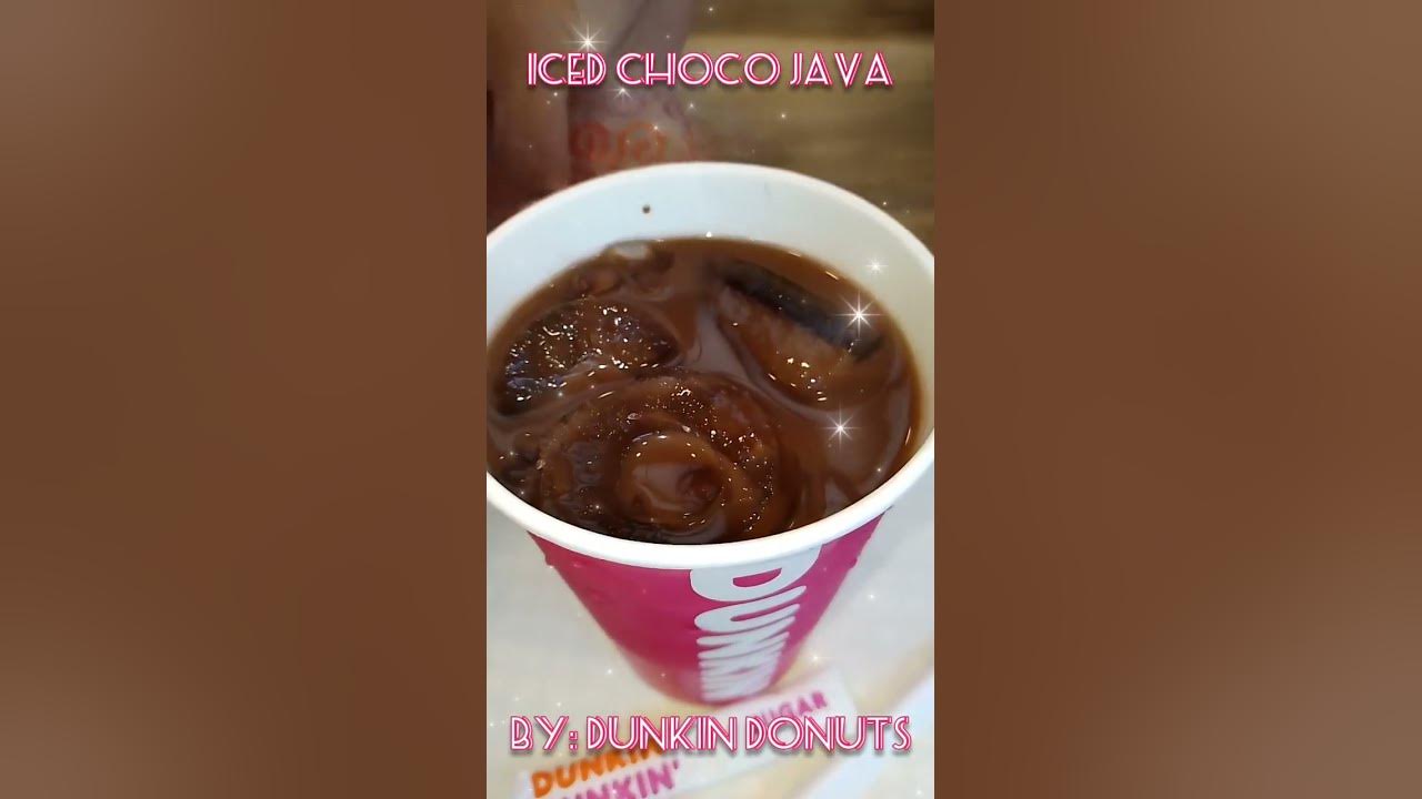 ICED CHOCO JAVA BY: DUNKIN' DONUTS | PAPSY KELS #asmr #satisfying # ...
