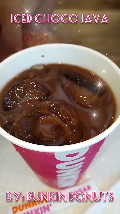 ICED CHOCO JAVA BY: DUNKIN' DONUTS | PAPSY KELS #asmr #satisfying # ...