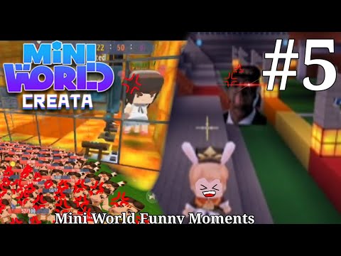 Mini World Funny Moments Part 5 - YouTube