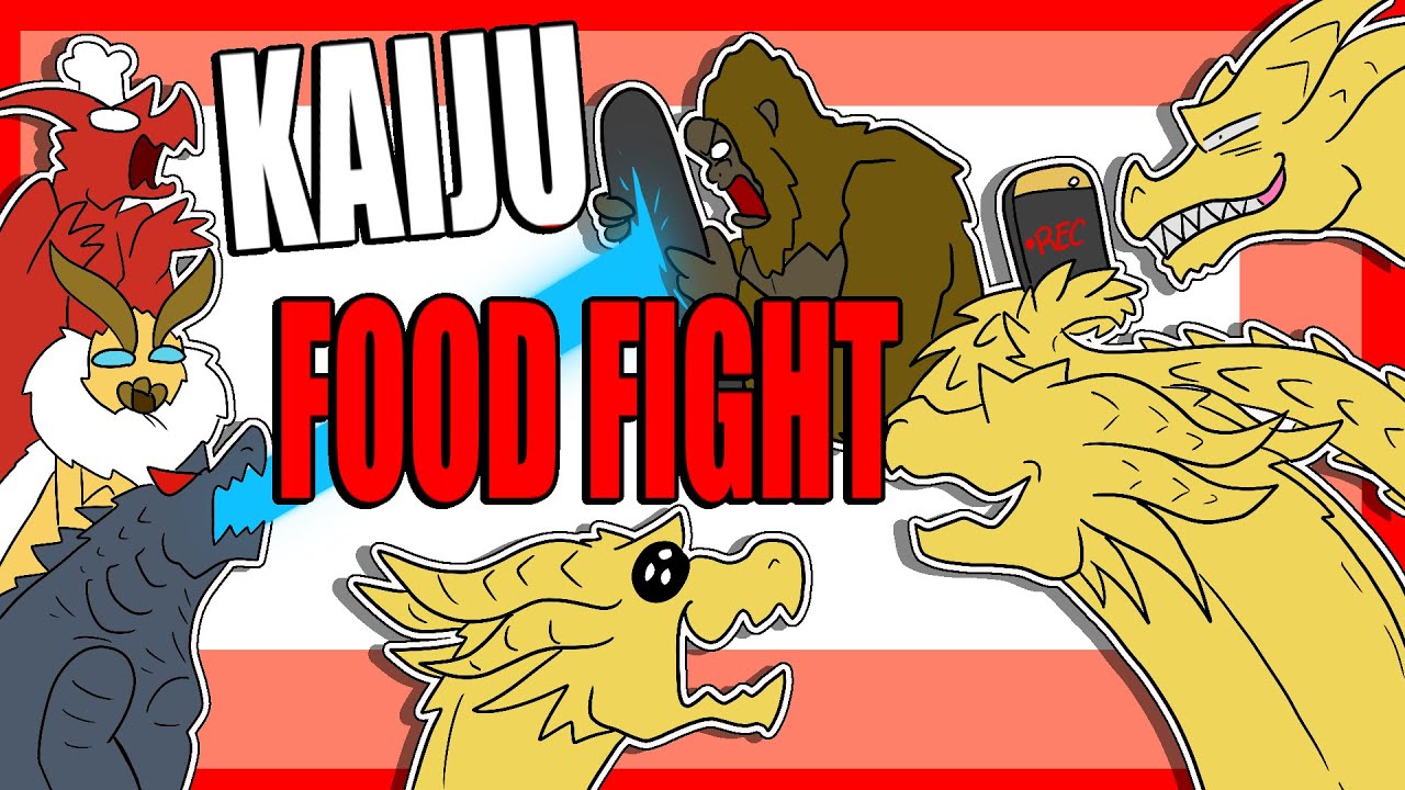 Godzilla, Kong & King Ghidorah's Food Fight (Godzilla Comic Dub) - YouTube