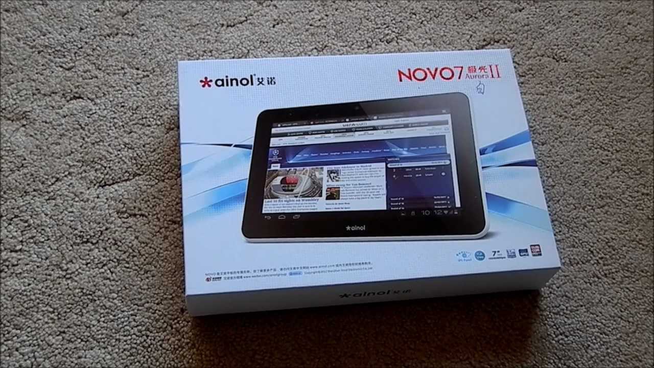Ainol novo 7 2 unboxing - YouTube