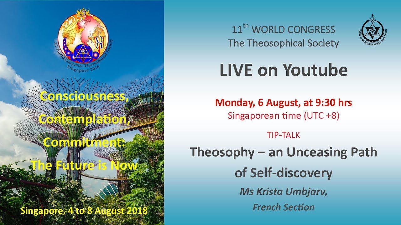 2018WC - D3 'Theosophy – an Unceasing Path of Self-discovery' - Krista ...
