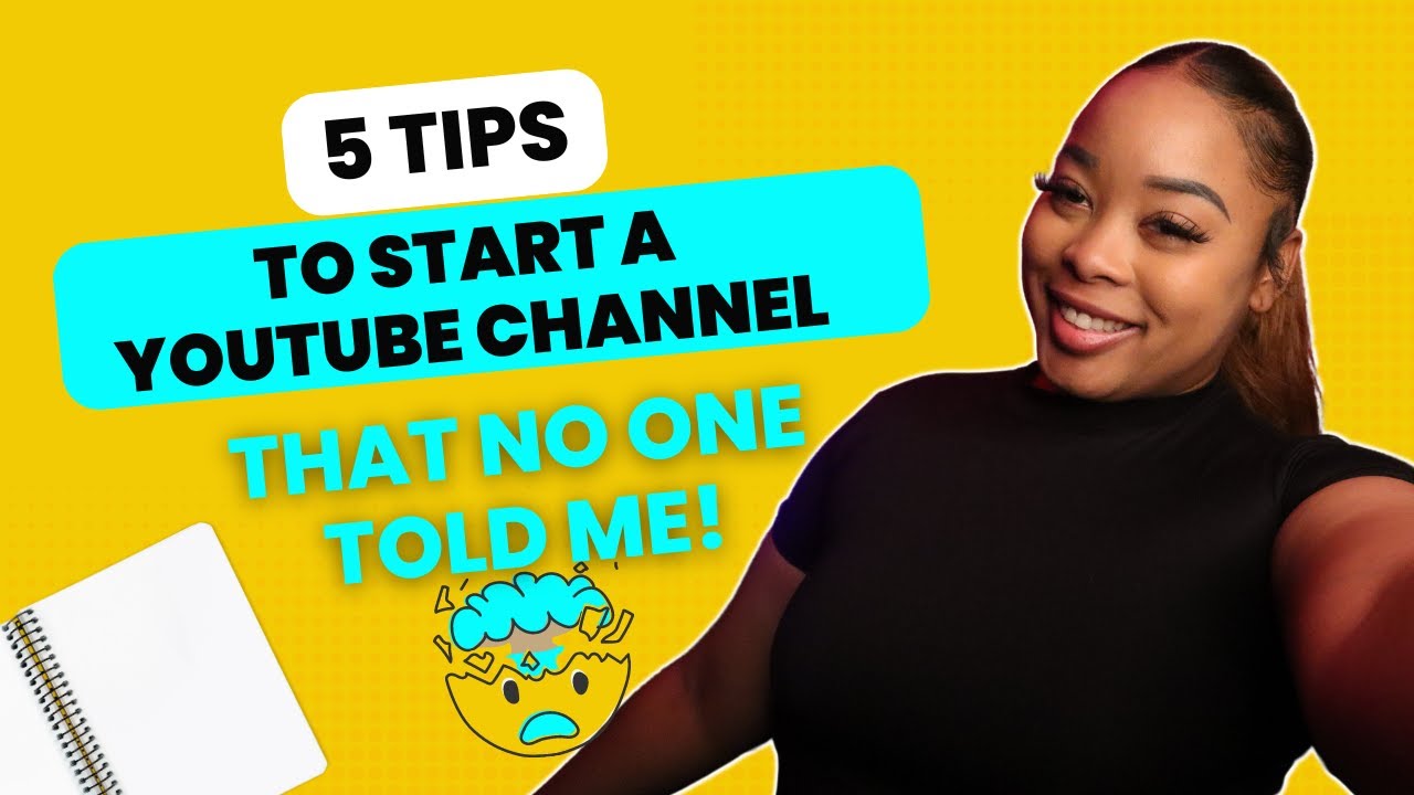 5 tips for Starting a YouTube channel in 2024! - YouTube