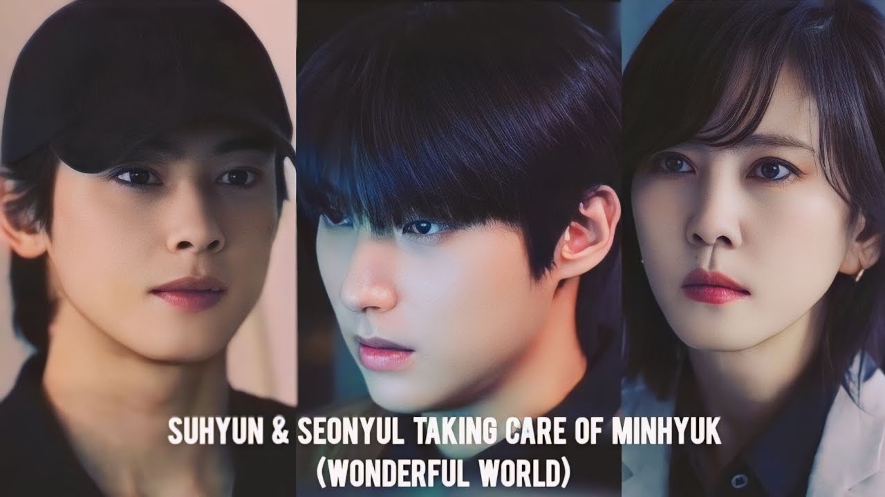 Suhyun & Seonyul taking care of Minhyuk [FMV] | Wonderful World |Mystic ...