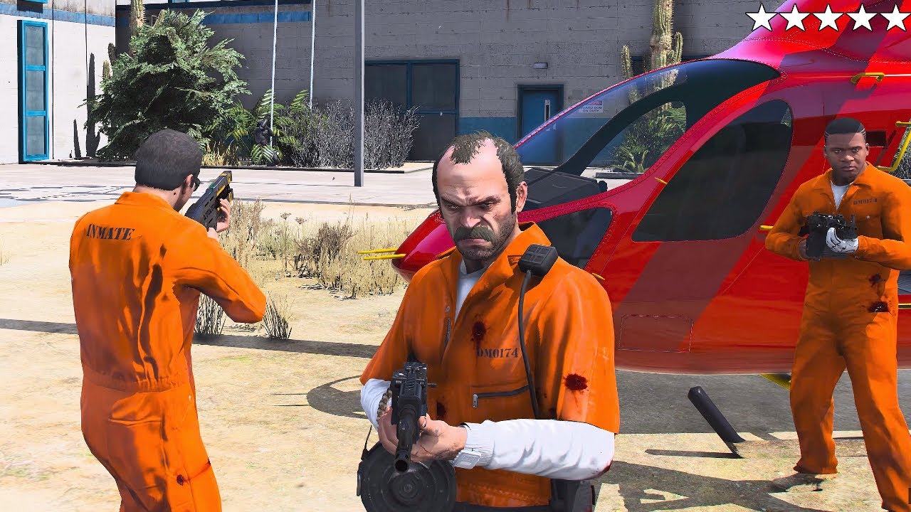 GTA 5 - Escaping MAX SECURITY Prison - YouTube
