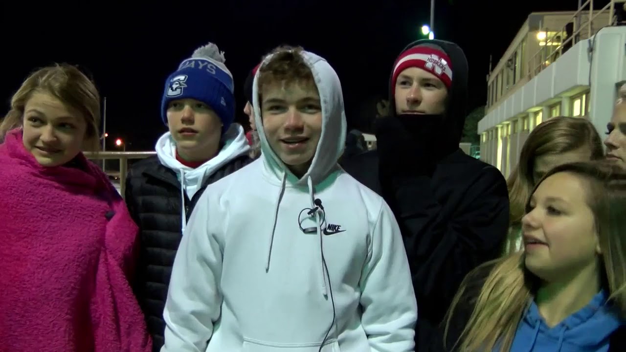 Fans forced to watch playoff football in freezing temps - YouTube