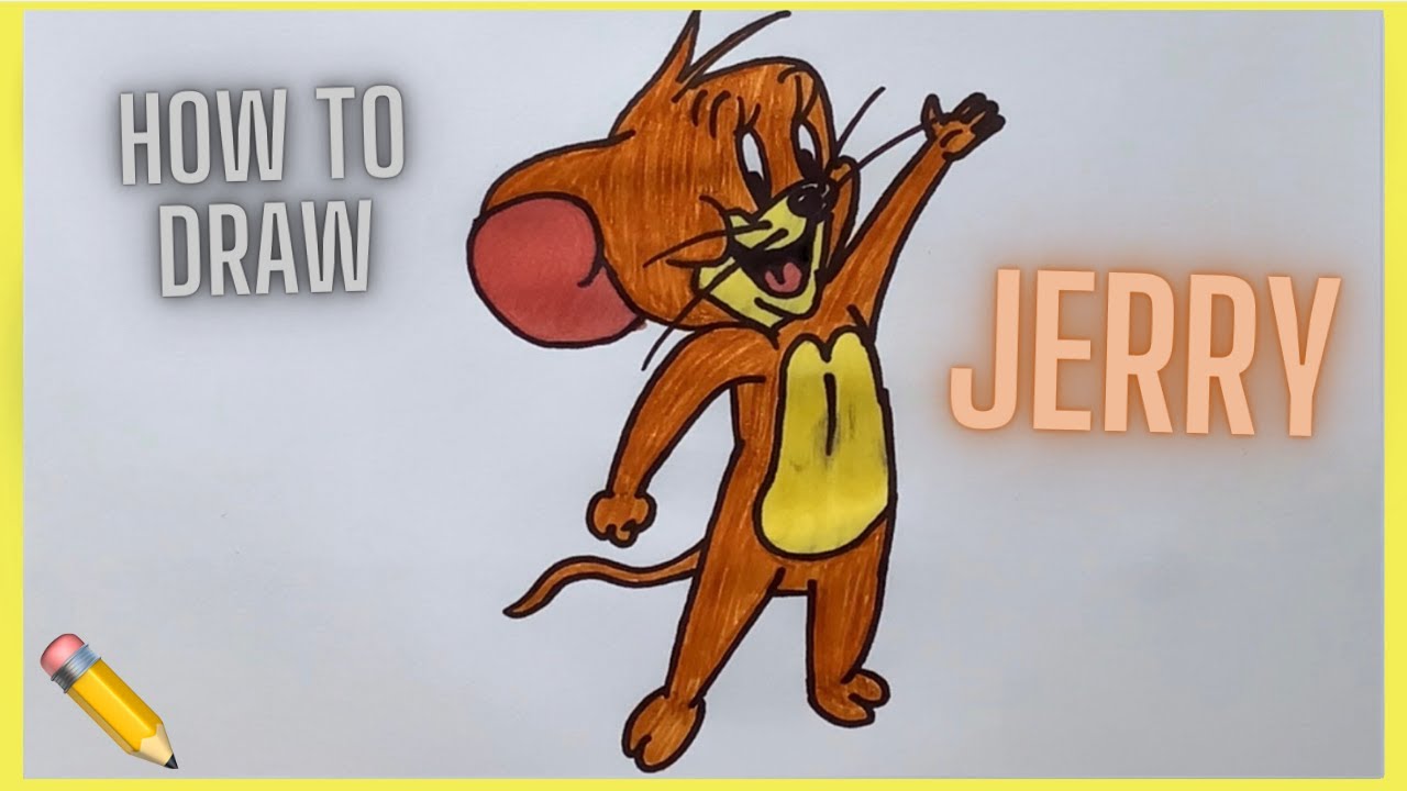 How to draw Jerry ️ From Tom and Jerry - YouTube