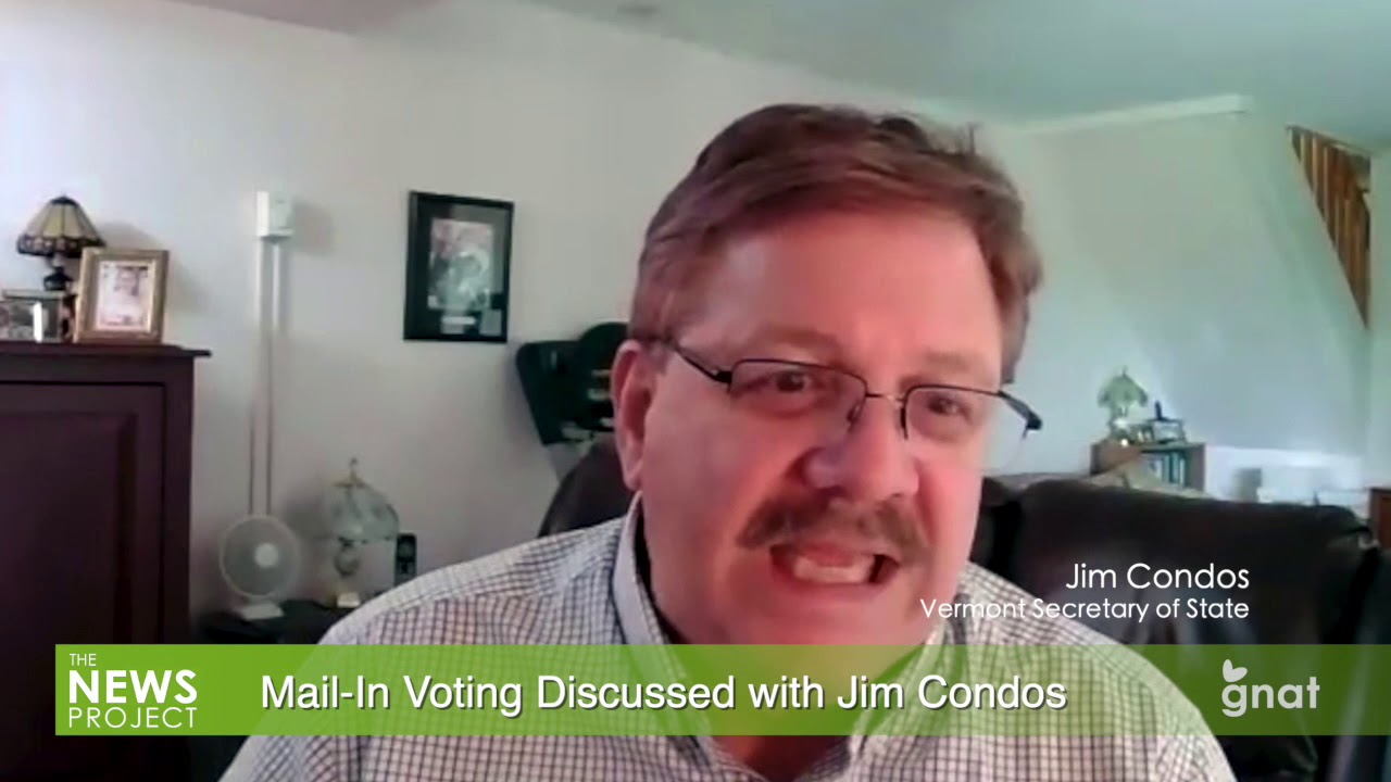 The News Project: In Studio - Mail-In Voting Discussed with Jim Condos ...