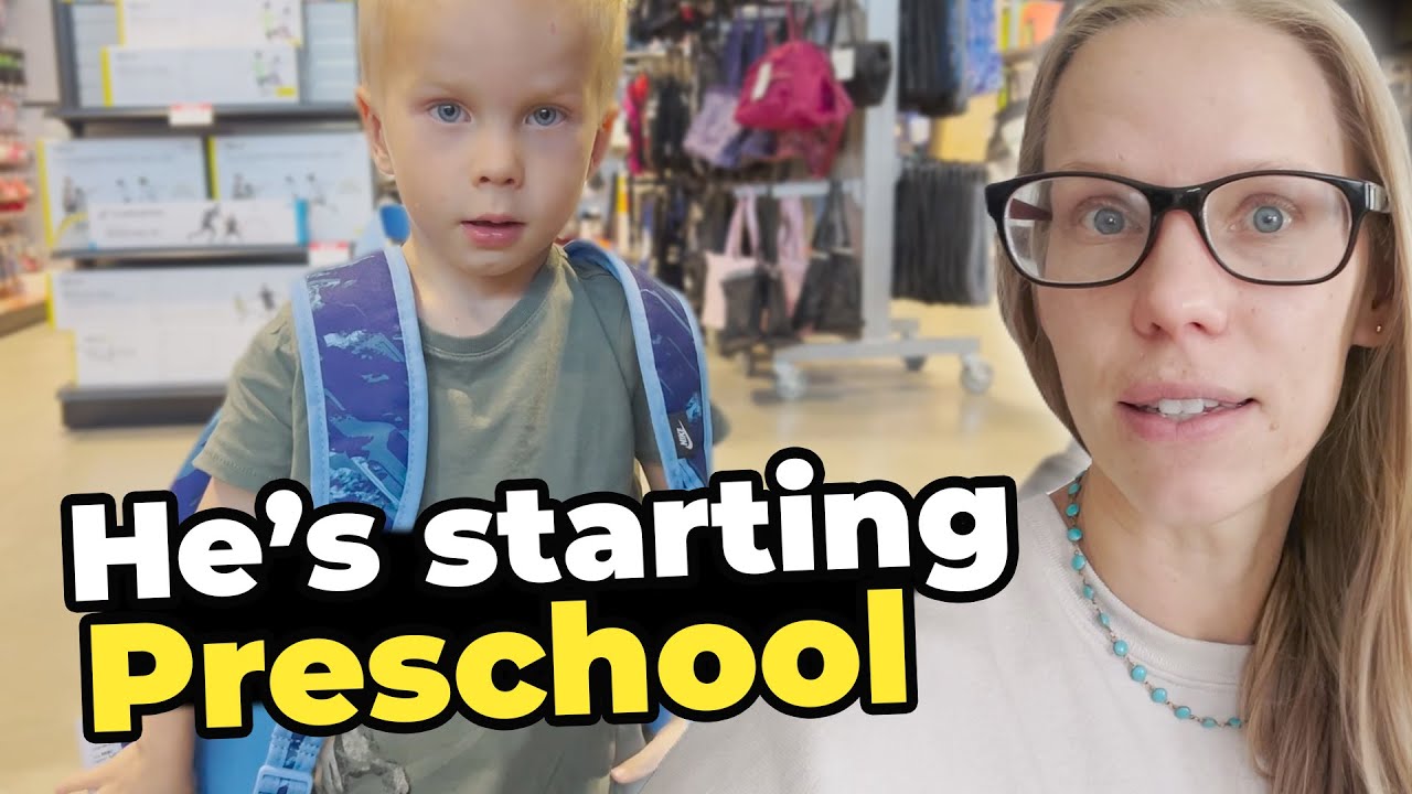 Our baby is going to preschool!! - YouTube