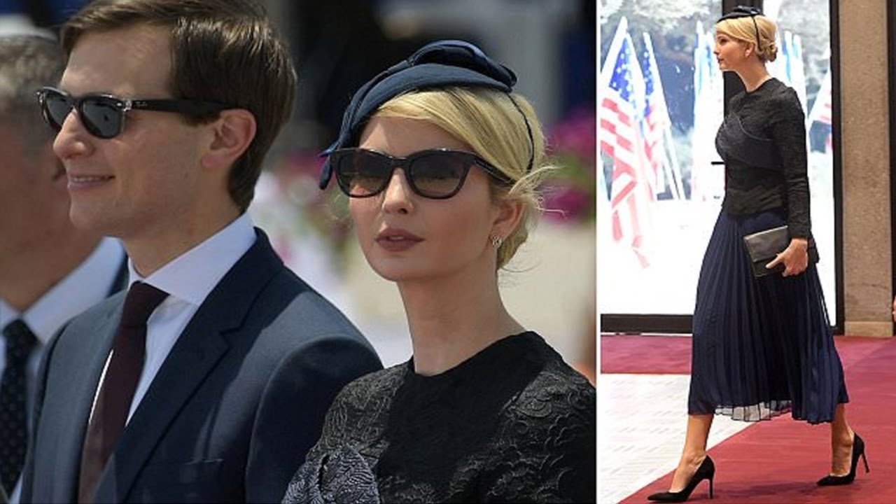 Ivanka Trump ditches her usual style in favor of a modest black and ...