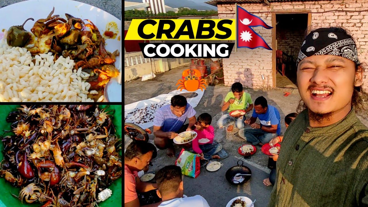 Nepali Sea Food : Cooking Crabs In Nepali Style : Let's Travel With RJ ...