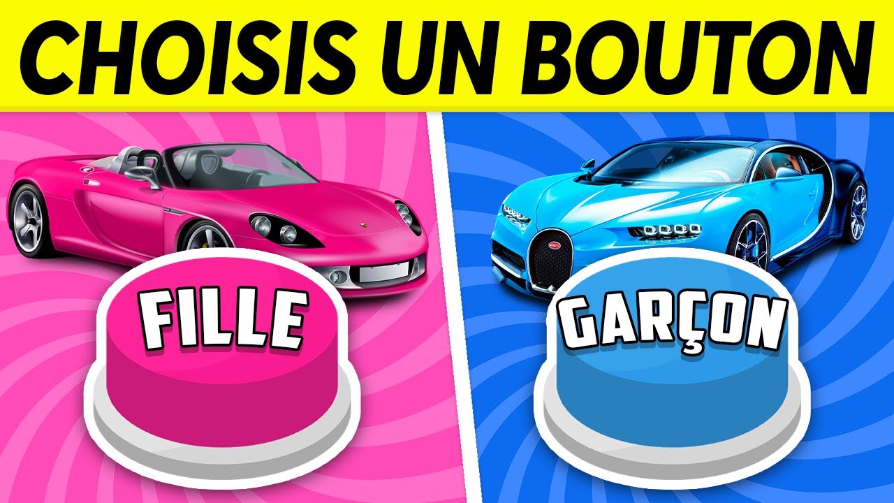 CHOISIS UN BOUTON...! FILLE vs GARÇON 👦👧 - YouTube