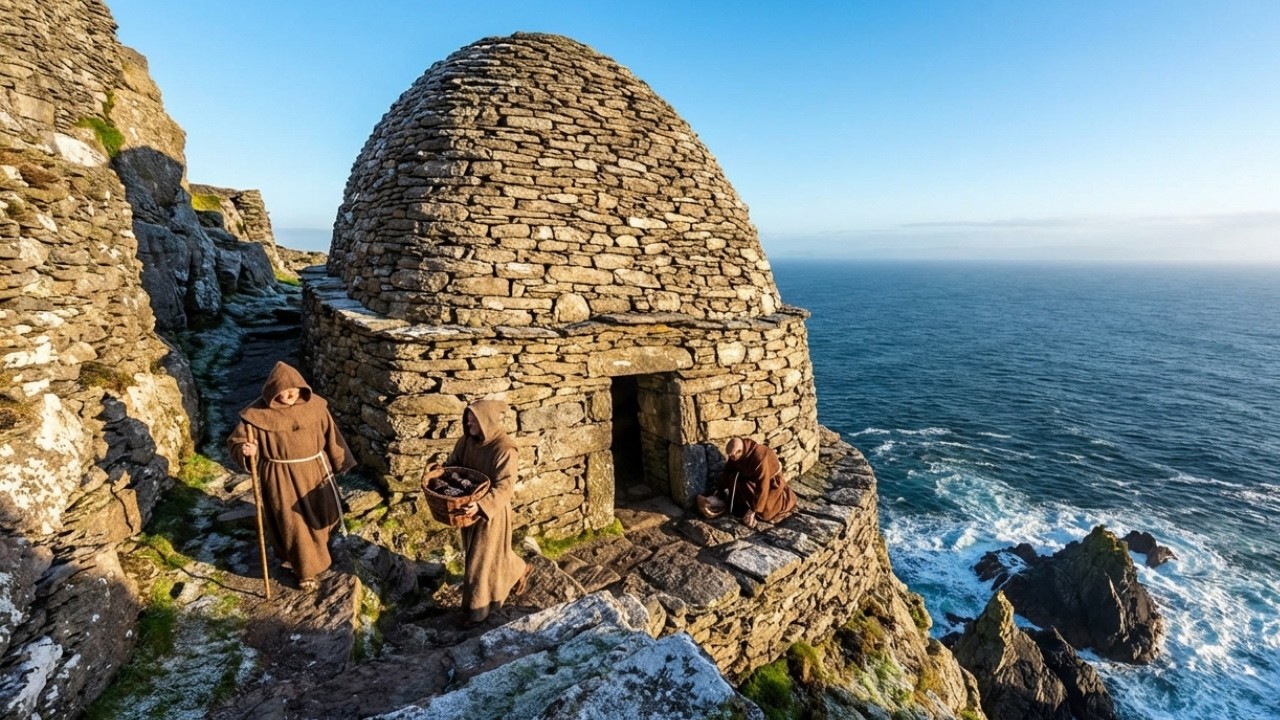 How Medieval Monks Built Stone Beehive Huts to Survive Atlantic Winters ...