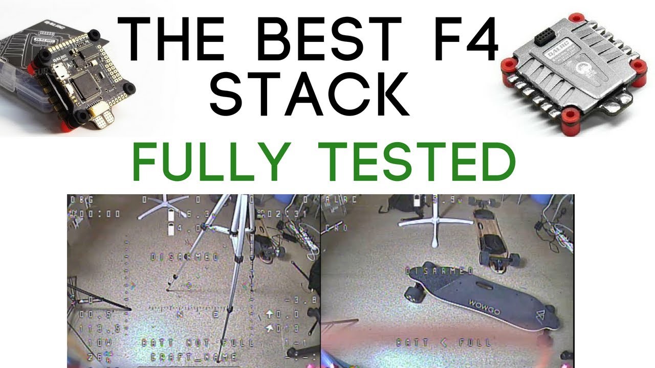 Fully Tested The Best Flight Controller 4in1 ESC Stack // Dalrc F405 ...