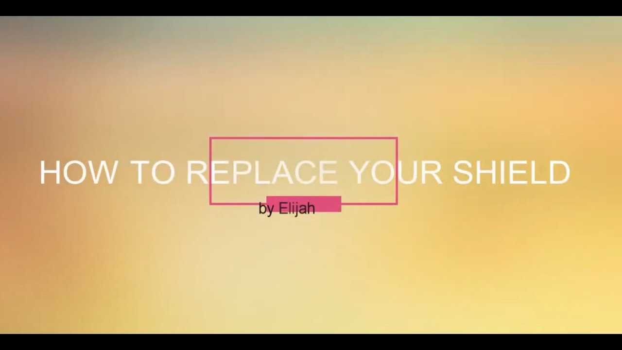 How to replace your Comfort Shield with a new replacement shield - YouTube