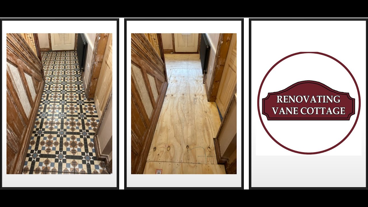 Hall Floor Tiles - Dorset Marron Patterned Ceramic Floor Tiles #54 ...