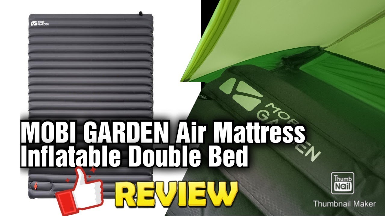 MOBI GARDEN Air Mattress Inflatable Double Bed [Unboxing + Review ...