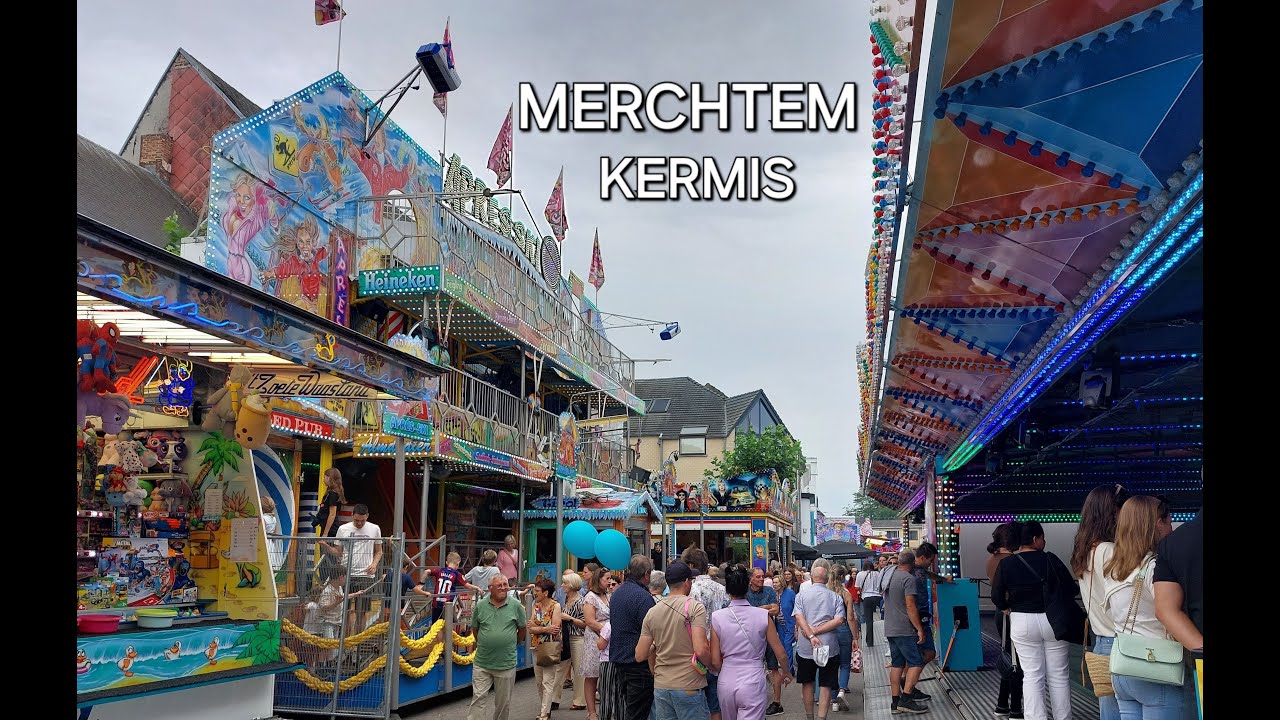 Merchtem kermis en jaarmarkt 2024 - YouTube