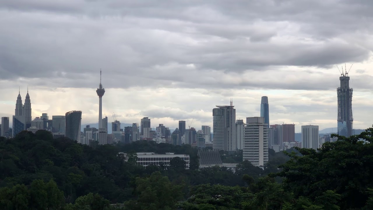 2019-12-08: Grey cloudy sky in Kuala Lumpur - YouTube