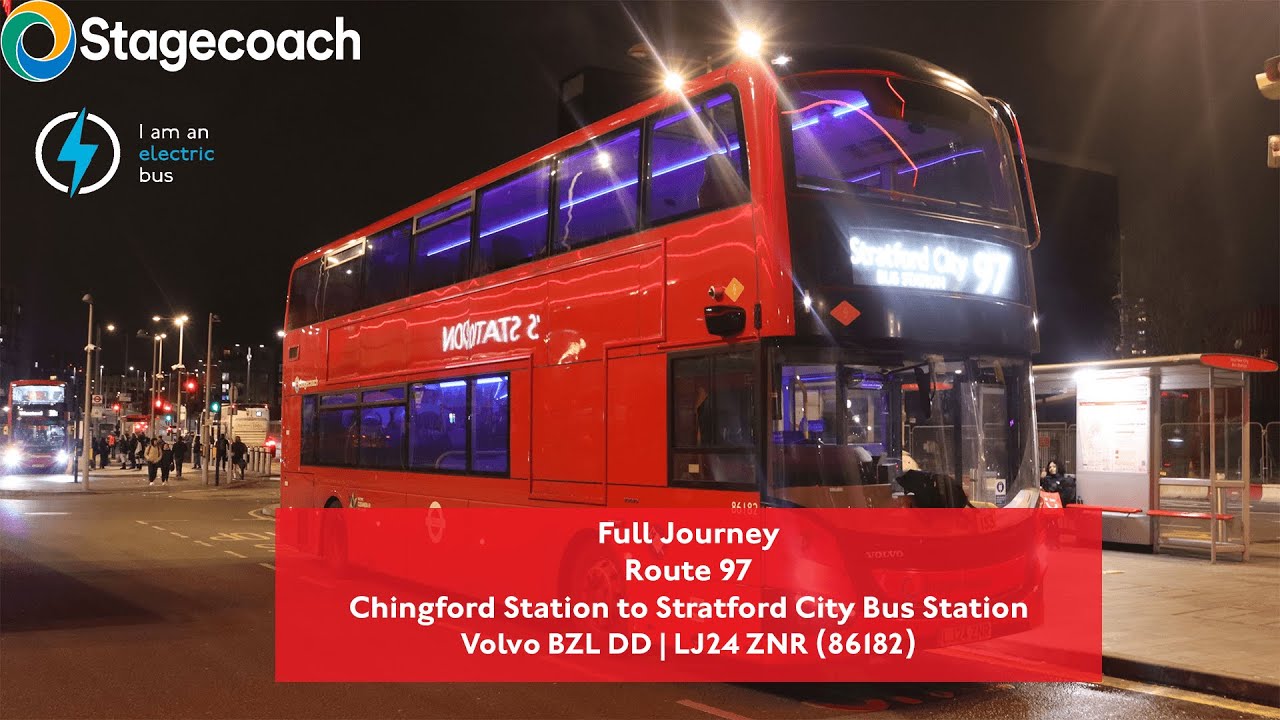 Full Journey | Route 97 to Stratford City Bus Station | Volvo BZL DD ⚡ ...