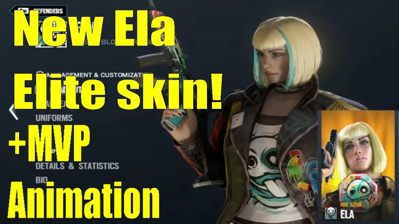 *NEW* ELA ELITE SKIN SHOWCASED + MVP ANIMATION - YouTube