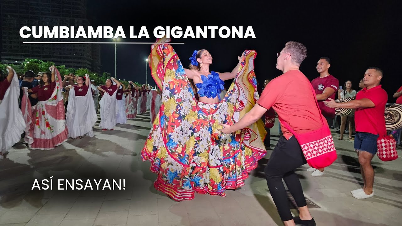 Fui a un ensayo de la CUMBIAMBA LA GIGANTONA | Listos para el Carnaval ...