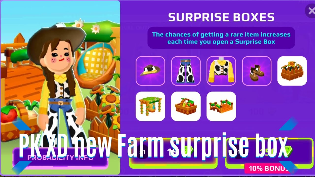 PK XD new Farm surprise box 🥳🥳🥳😱😱😱 PK XD new Farm update 2024 - YouTube
