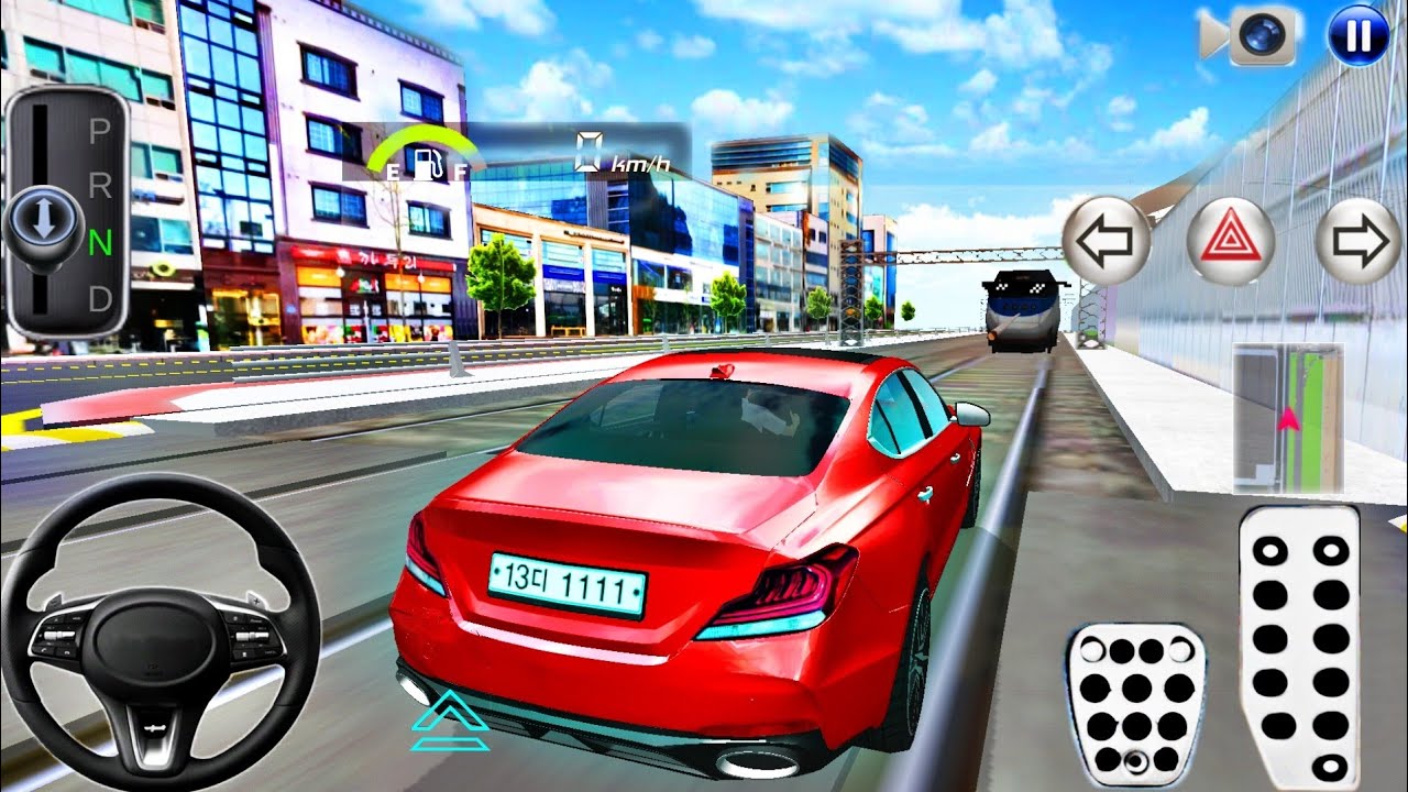 Train Vs New Red VIP Number Plate Mercedes Sunroof Car - 3d Driving ...