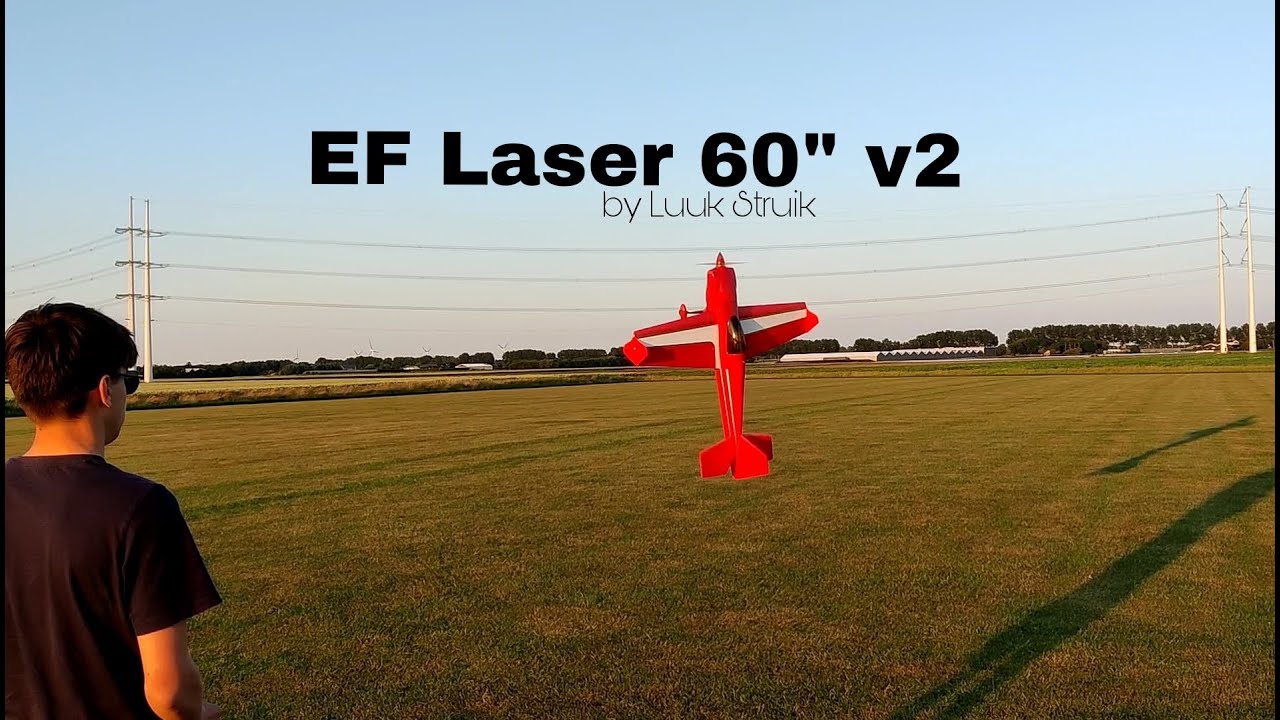 Sunset FLight EF Laser 60'' V2 Flown By Luuk Struik - YouTube