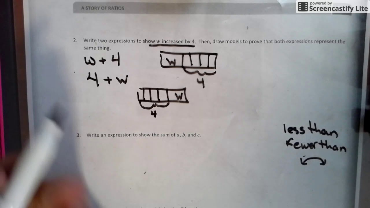 Module 4 Lesson 7- Algebraic Expressions with Addition and Subtraction ...