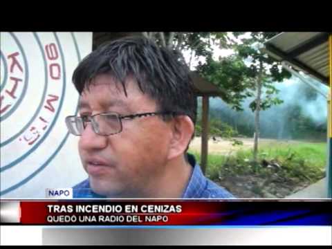 Radio La Voz del Napo sufrió cuantiosos daños por incendio - YouTube