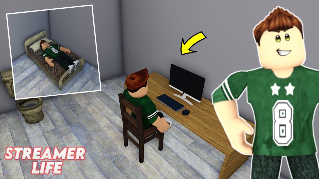 NEW *PC And BED* IN STREAMER LIFE ROBLOX! - YouTube