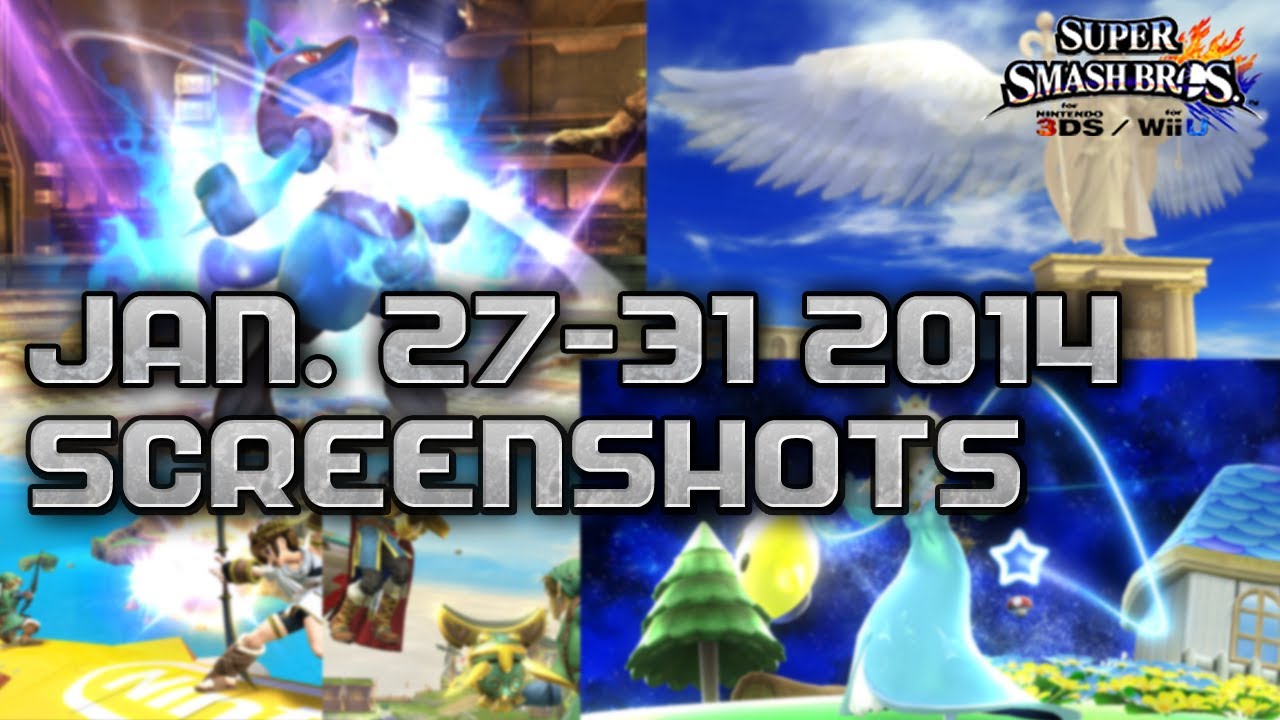 SSB4 Jan. 27-31 Screenshots+LUCARIO RAGE & CHARACTER STATS! - YouTube