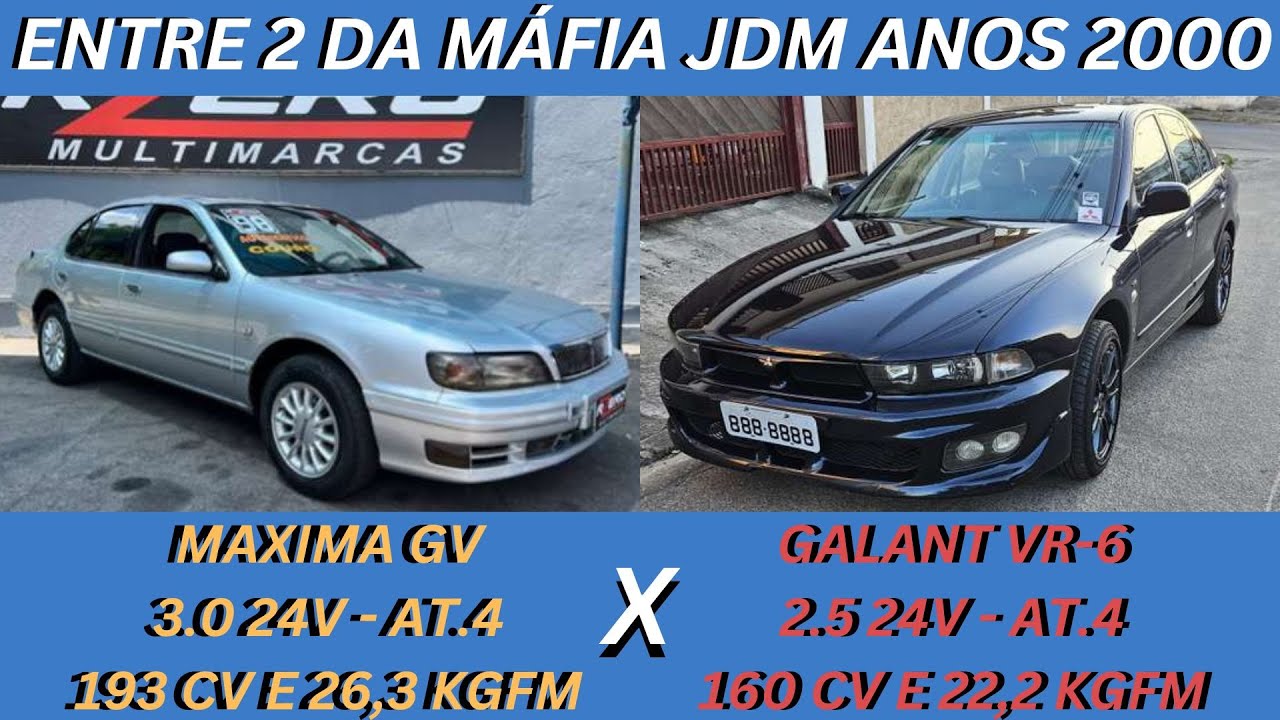 ENGTRE 2 CARROS - NISSAN MAXIMA GV X MITSUBISHI GALANT VR-6 - SÍMBOLO ...