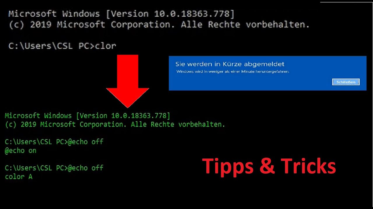 Wie du deine Freunde garantiert beeindrucken kannst!|CMD-Befehle#1 How ...