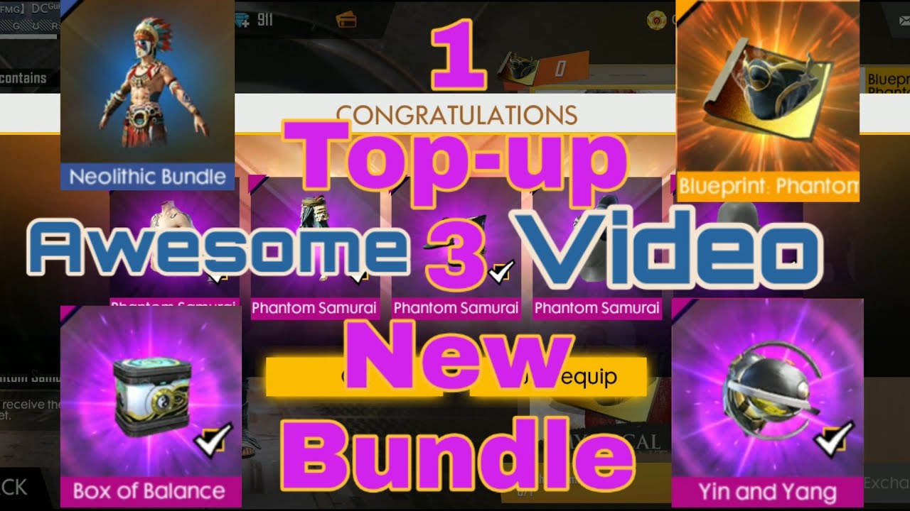 New Ninja Bundle || Purchase Blue Print || Extra Rewards in Free Fire ...