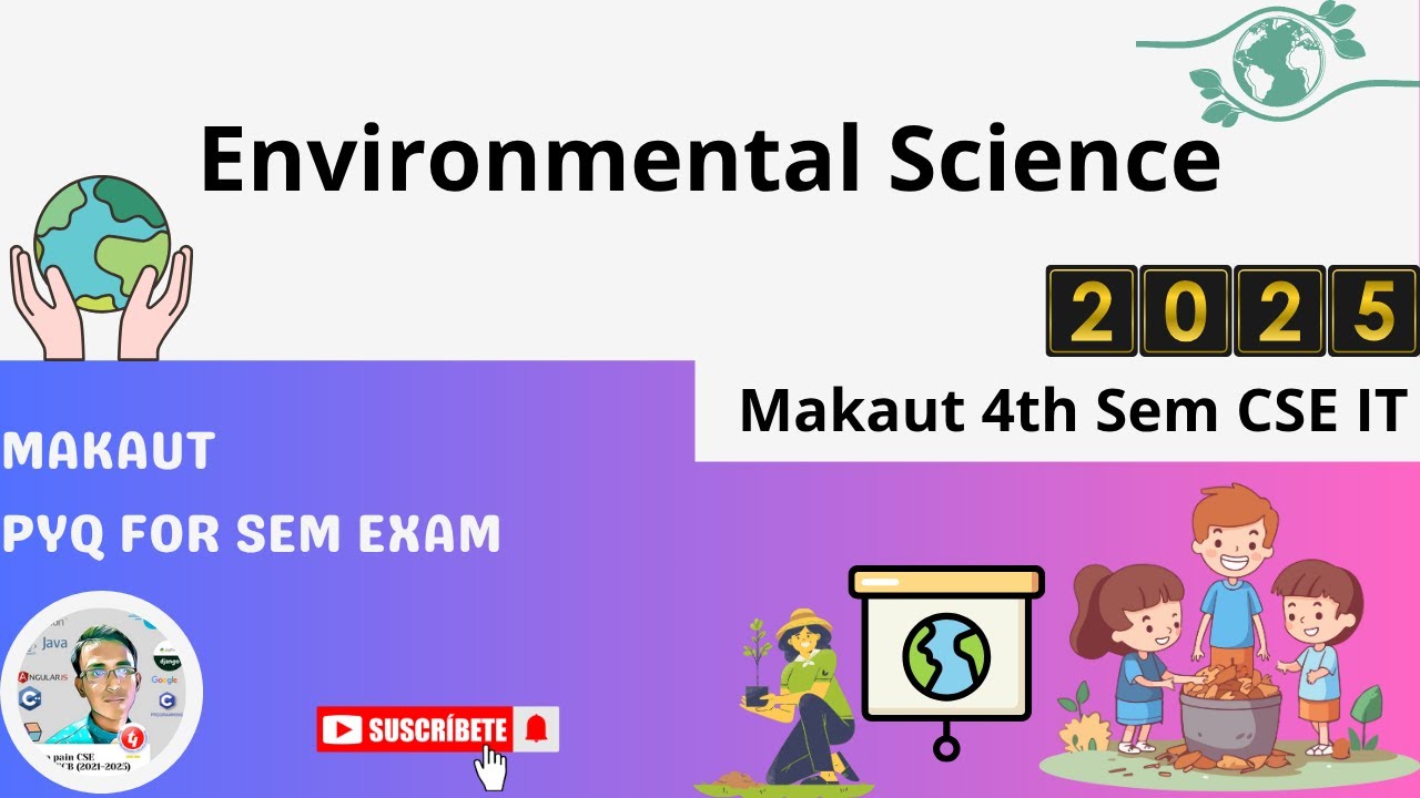 Pyq For Environmental Science Exam ️makaut Cse It 4th Sem Makaut Cseit Btech Environment Ai