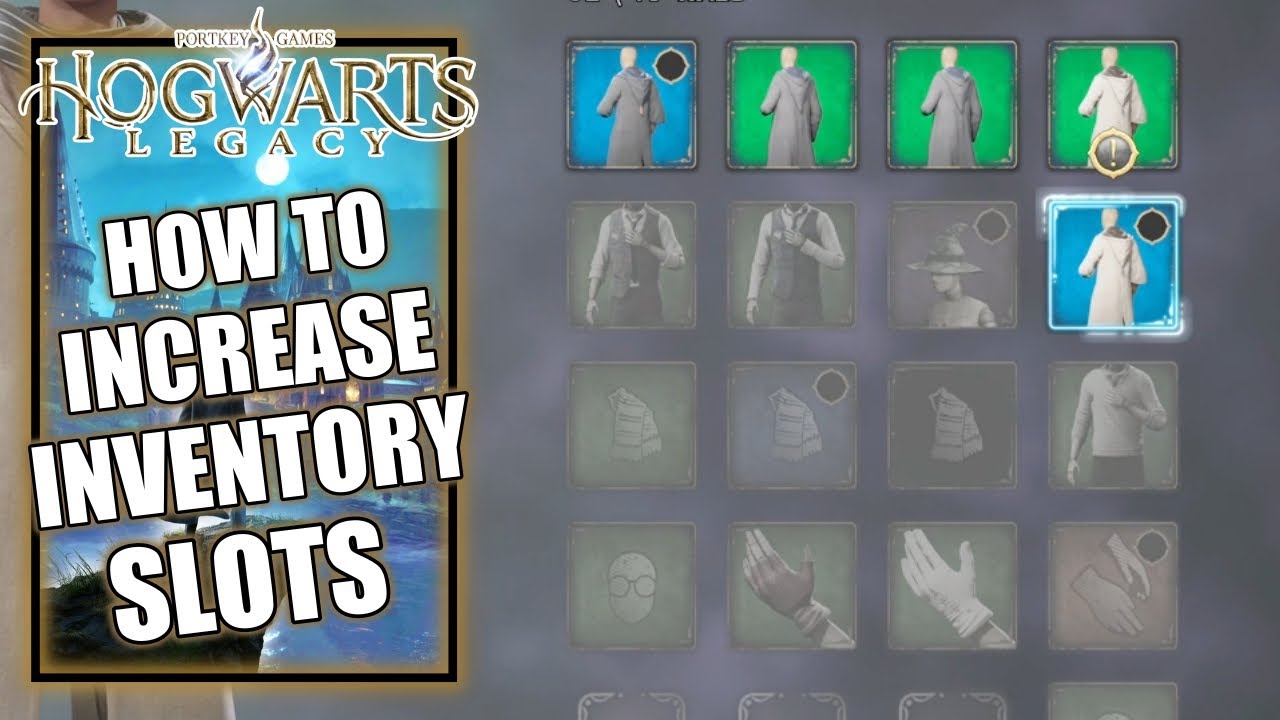 Hogwarts Legacy - How to Increase Inventory Gear Slots - YouTube