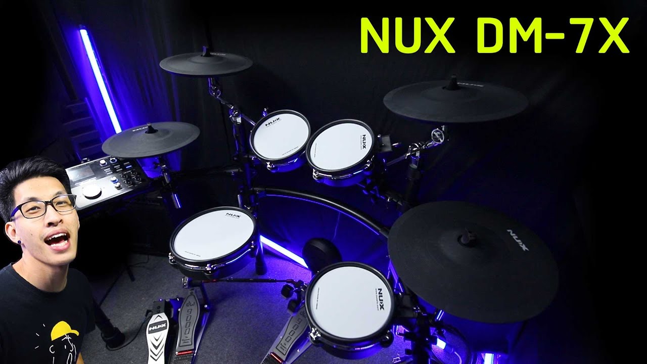 รีวิว กลองไฟฟ้า NUX DM-7X | สเป็คครึ่งแสน แต่จ่ายครึ่งเดียว - YouTube