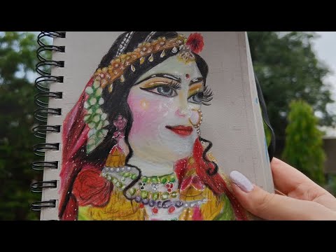How to draw Radha Rani realistic face drawing| Drawing tutorial # ...