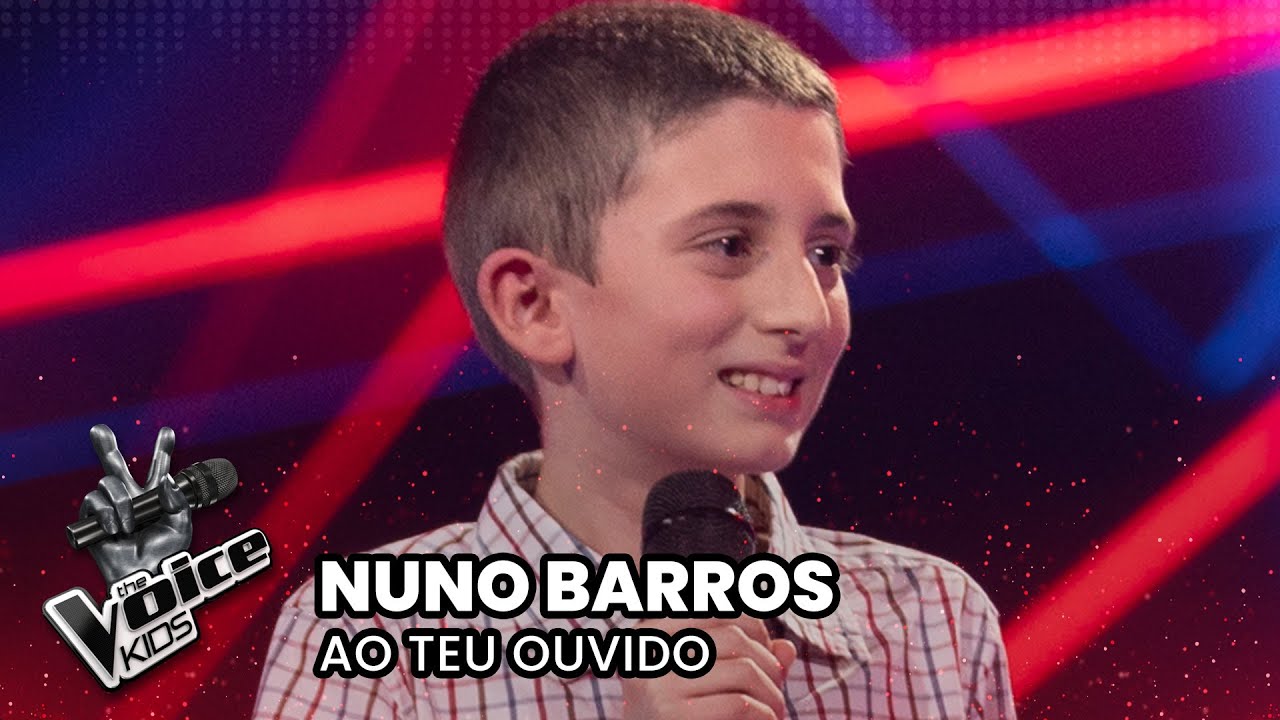 Nuno Barros - “Ao Teu Ouvido” | Provas Cegas | The Voice Kids Portugal 2024 - YouTube