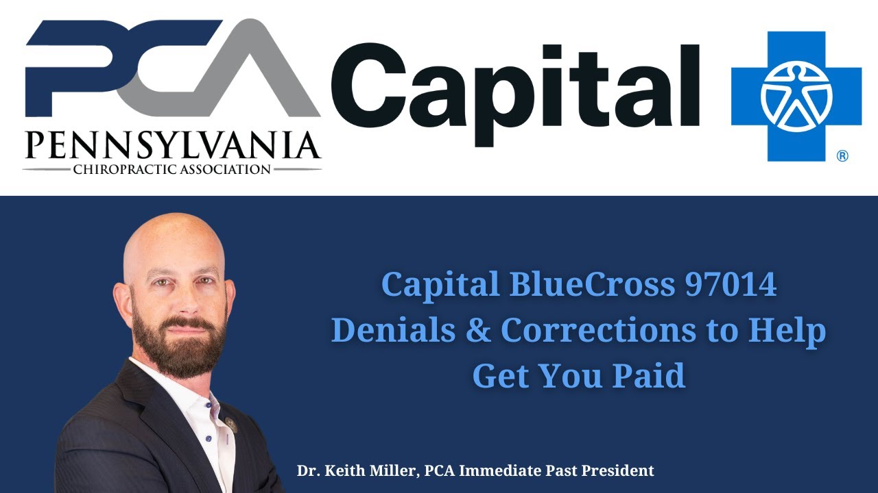 Capital Blue Cross 11.8.2024 Updates for Denials - YouTube