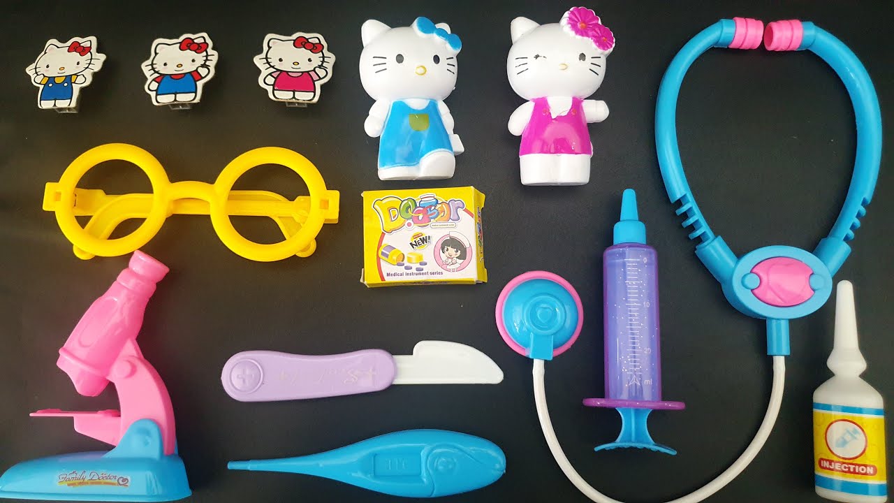 8 Minutes Satisfying With Unboxing New Doctor Toys ASMR - stethoscope ...