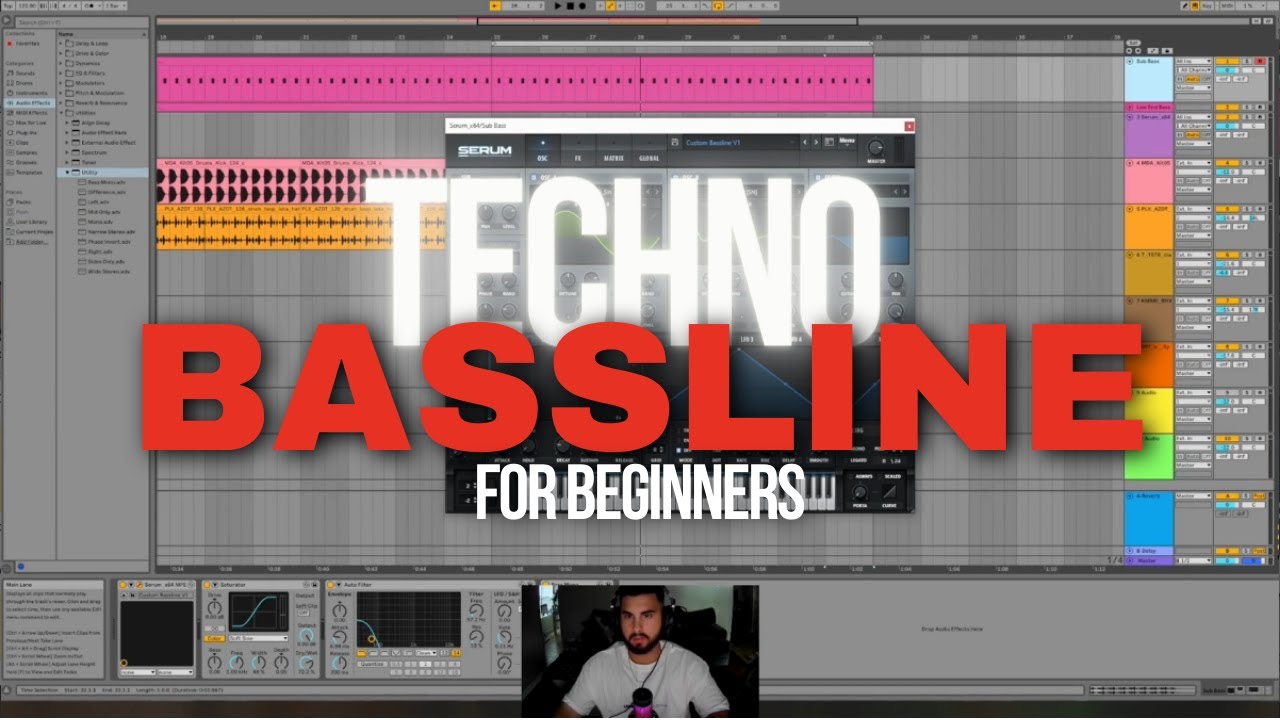 Create a techno/progressive house bassline in 60 seconds FOR BEGINNERS ...