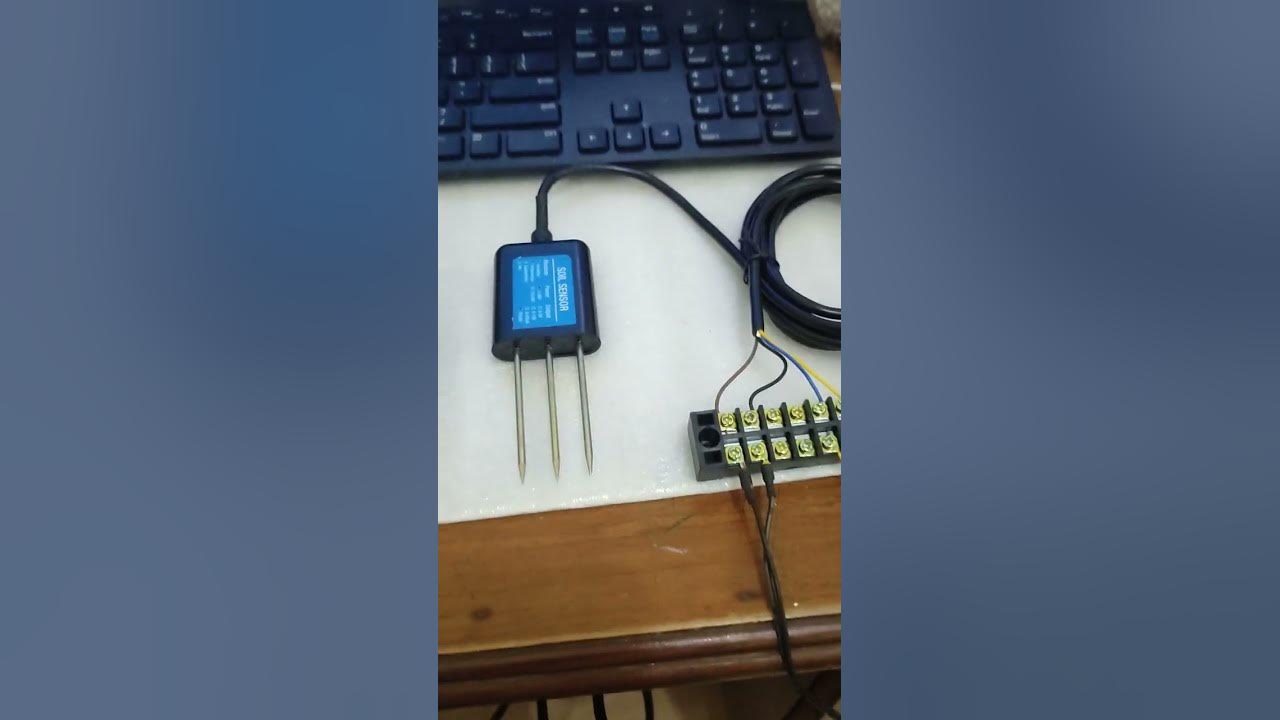 SENSOR SOIL MOISTURE NPK RS485 MODBUS - YouTube