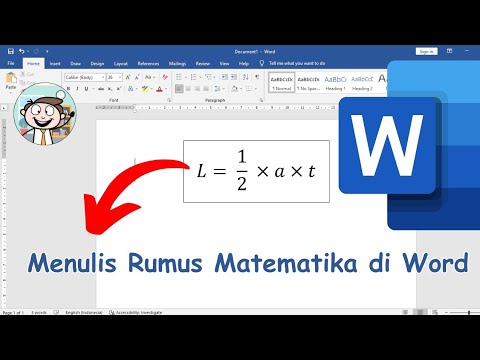 Cara Membuat Rumus Matematika di Microsoft Word - YouTube